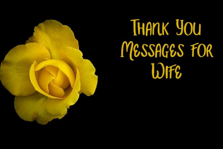 150 Of The Thank You Messages for Wife | Best Quotes About Appreciation ...