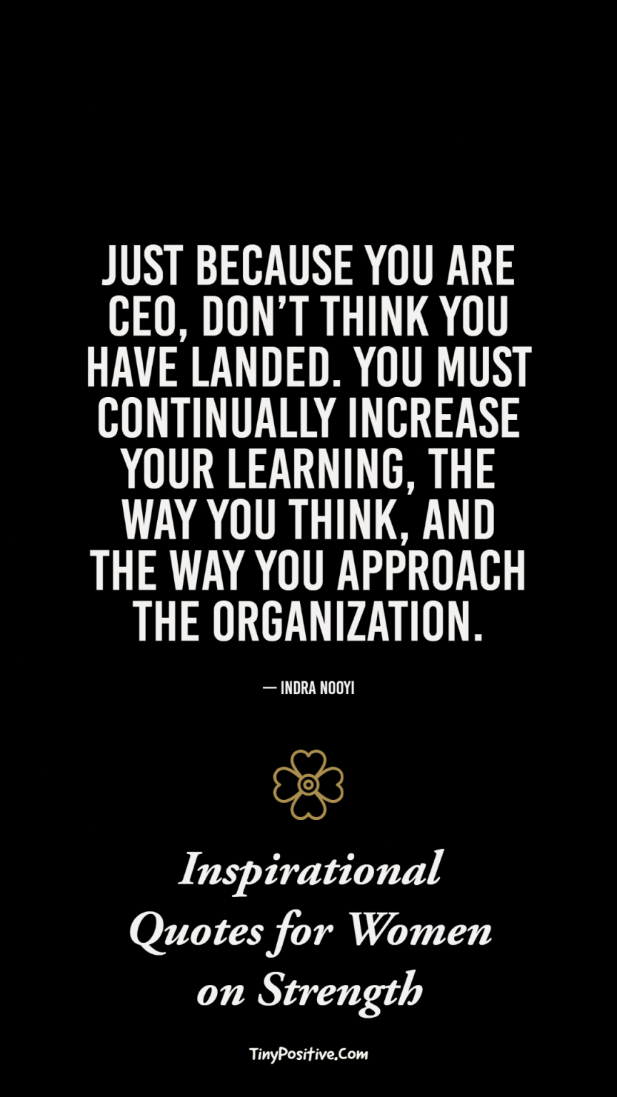50 Inspirational Quotes for Women on Strength and Leadership - Best ...