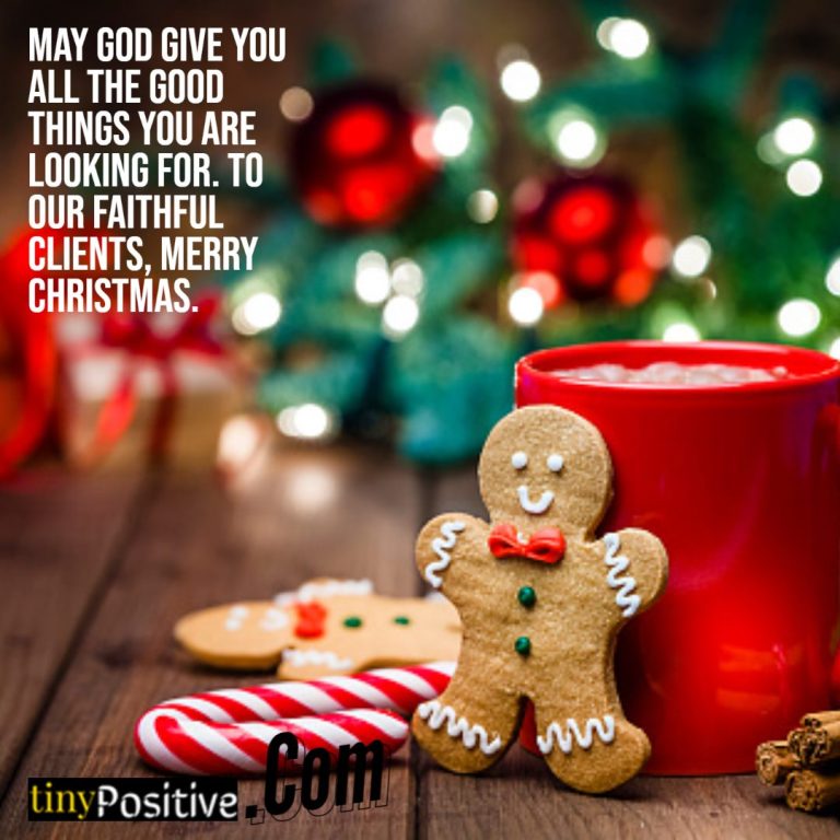 45 Merry Christmas Wishes for Clients - Thank You Messages – Tiny Positive