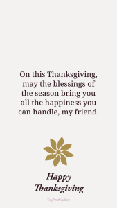 55 Best Thanksgiving Messages for Friends - Happy Thanksgiving – Tiny ...