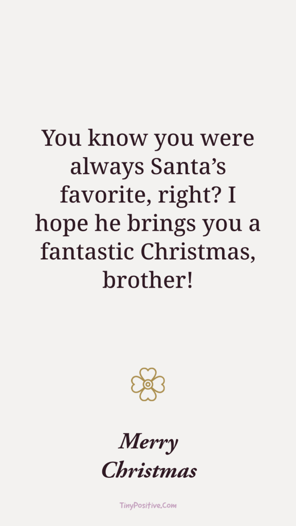 50 Best Merry Christmas Wishes For Brother - Merry Christmas Quotes ...