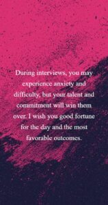 30 Interview Wishes – Good Luck And Best Wishes – Tiny Positive