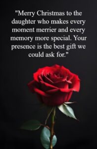 70 Christmas Messages for Daughter - Happy Christmas Wishes – Tiny Positive