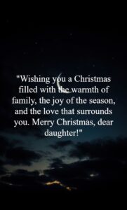 70 Christmas Messages for Daughter - Happy Christmas Wishes – Tiny Positive