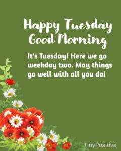 100+ Best Happy Tuesday Images & Greetings! Share the Vibe! – Tiny Positive